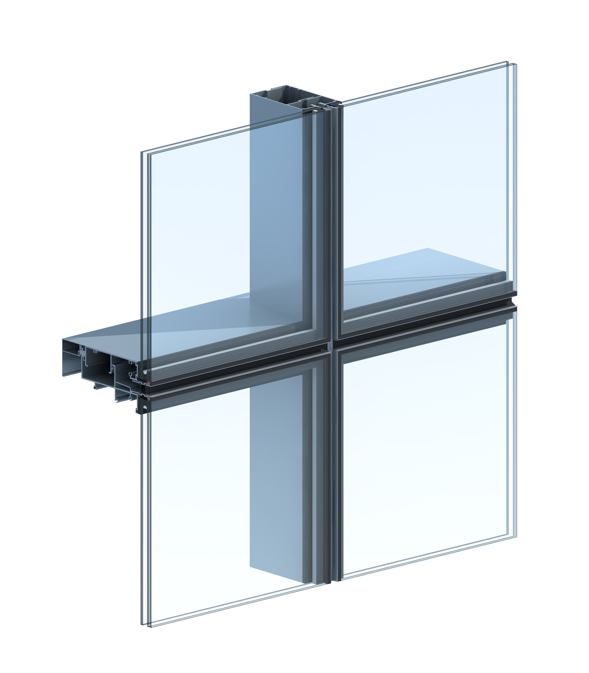 Unitized Curtain Wall System for High-Rise Buildings